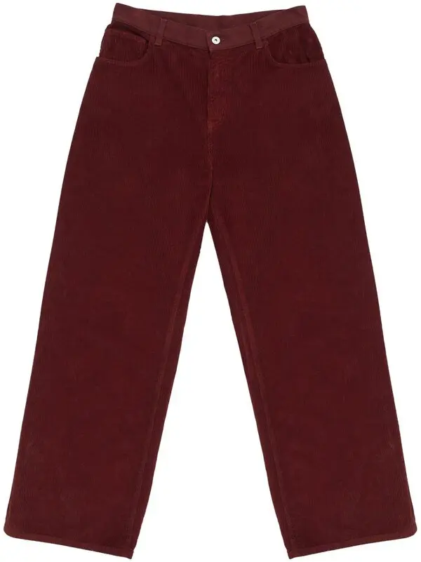 COUNTY OF MILAN Marcelo Burlon Corduroy Wide-leg Trousers