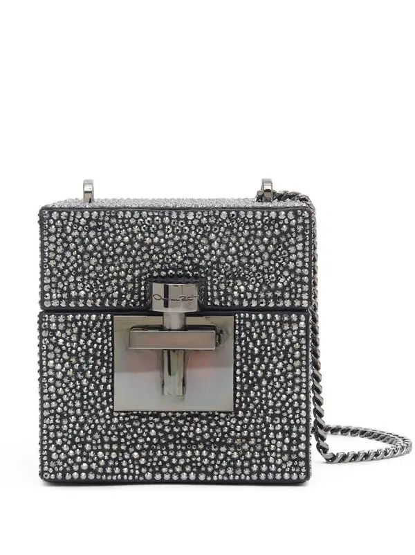 Oscar De La Renta Alibi Cube Bag - Black