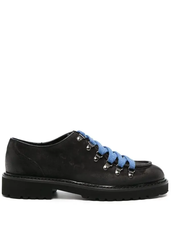 DOUCAL'S Calf Suede Lace-up Shoes