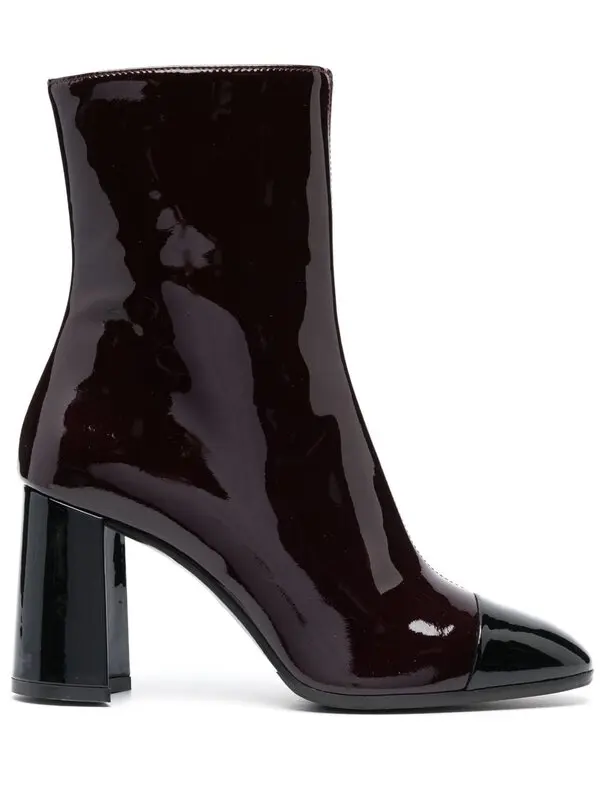 CAREL Donna Leather Boots - Red
