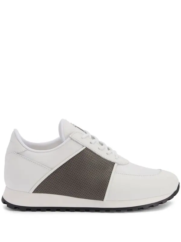 GIUSEPPE ZANOTTI Jimi Panelled Leather Sneakers