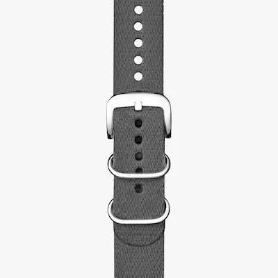Shinola 22mm G10 Nylon Watch Strap - Gray