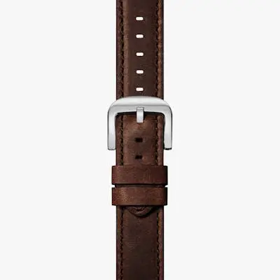 Shinola 20mm Leather Watch Strap - Cattail