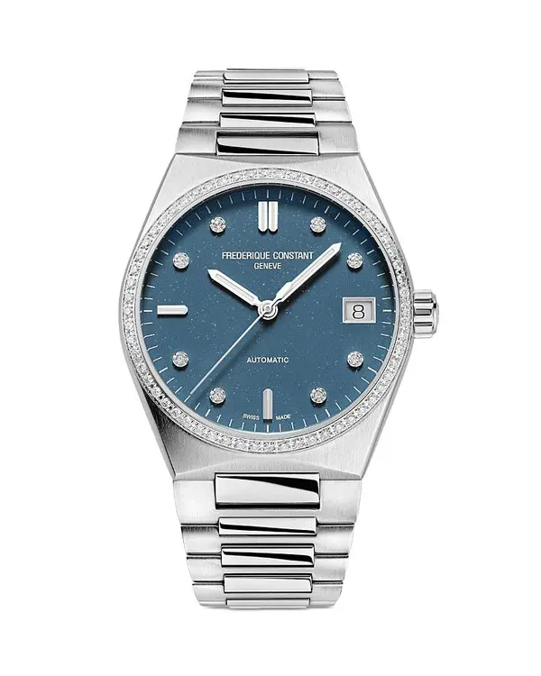 FREDERIQUE CONSTANT Highlife 34mm Watch - Blue/silver