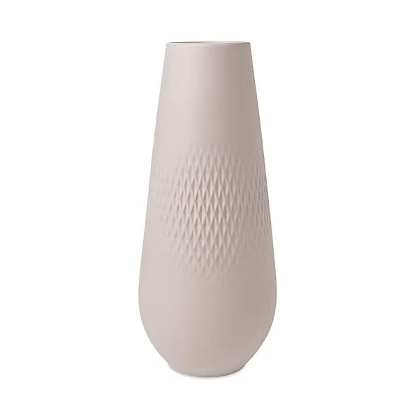 VILLEROY & BOCH Manufacture Collier Carre Vase, Tall