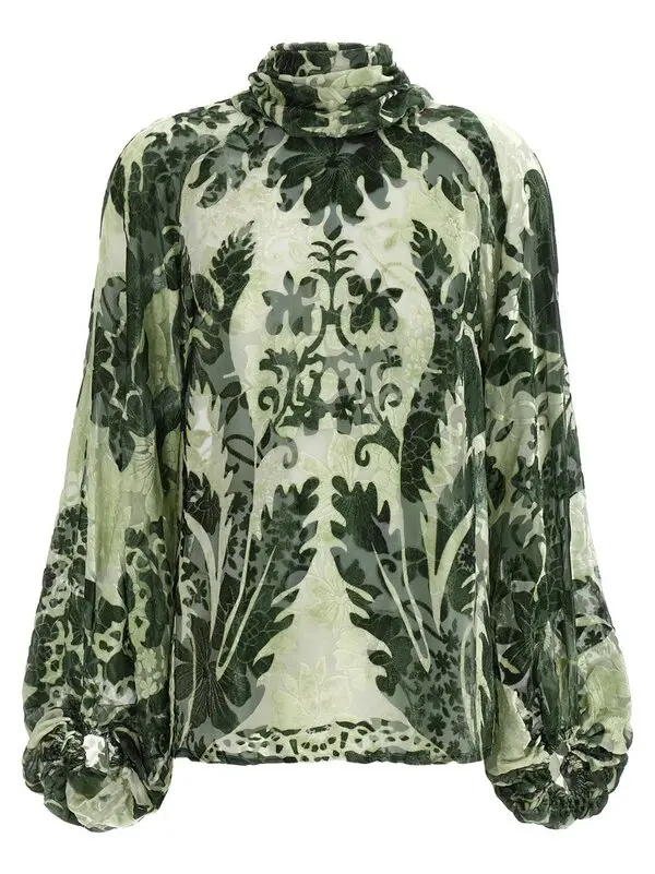 F.R.S FOR RESTLESS SLEEPERS Polimnia' Blouse - Green
