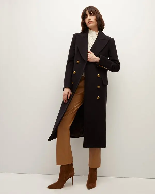 Veronica Beard Nalida Dickey Coat - Navy | Editorialist