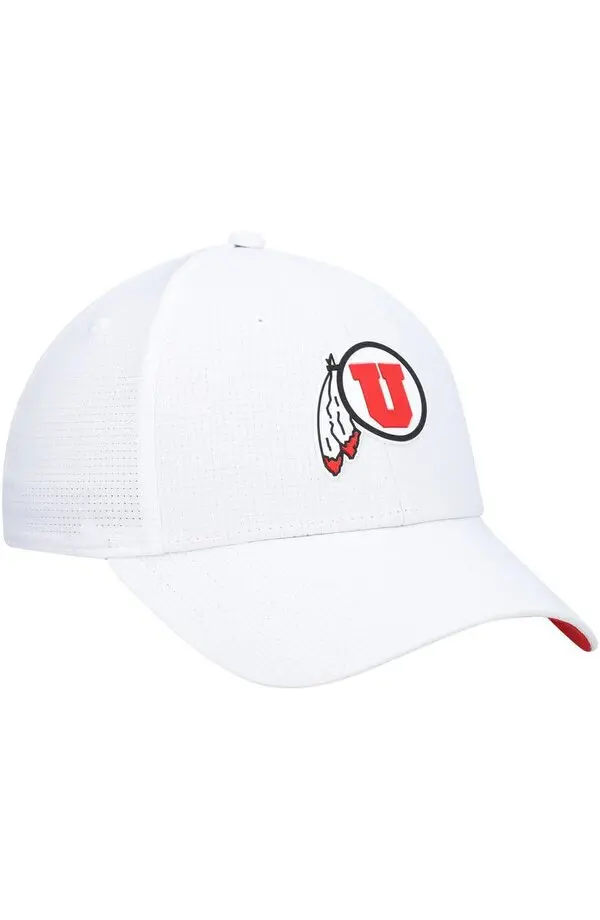Under Armour Utah Utes Airvent Performance Flex Hat - White | Editorialist