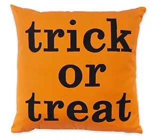 EVERGREEN 18x18 Trick Or Treat Pillow