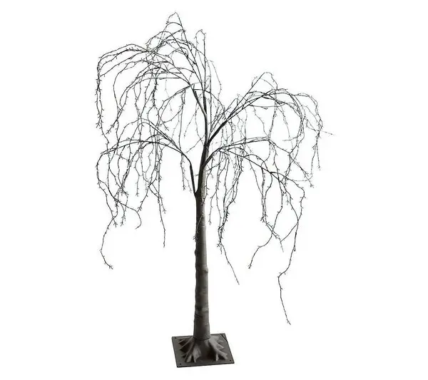 EVERGREEN 4' Indoor/outdoor Lighted Weeping Wil Ow Tree