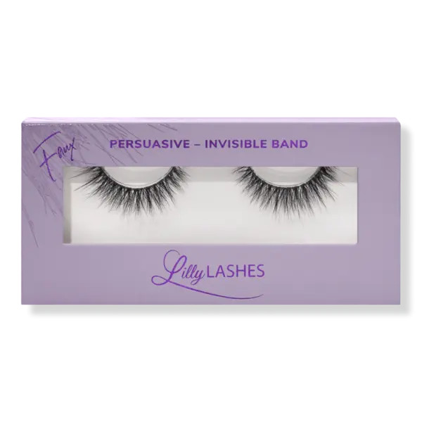 LILLY LASHES Persuasive 3d Faux Mink Sheer Band Lashes - One-color