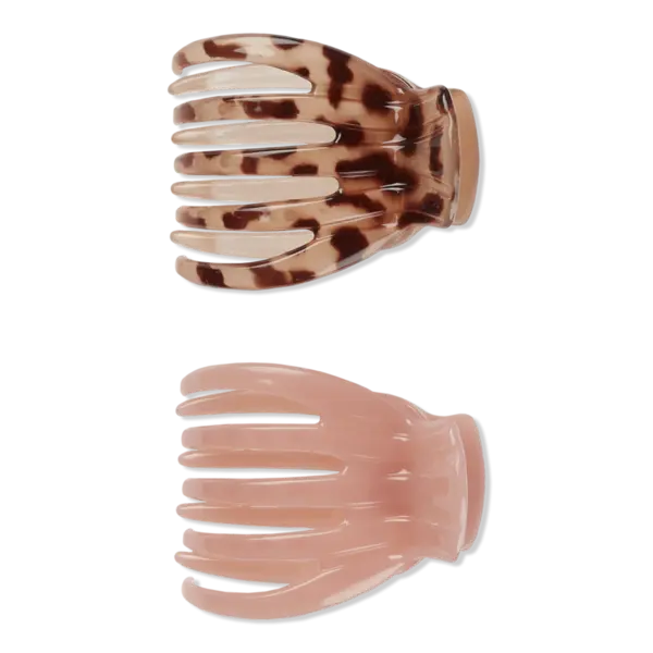 SCUNCI Flat Claw Clips 2-pack