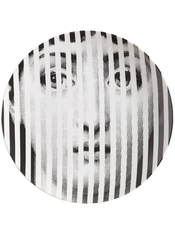 FORNASETTI Tema E Variazioni N.34 Wall Plate - White