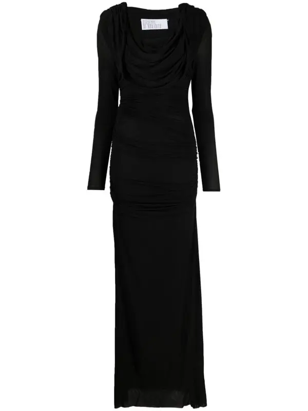 Giuseppe Di Morabito Cowl-neck Maxi Dress - Black
