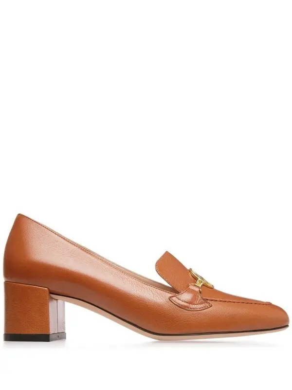 Bally Obrien 50mm Leather Pumps - Brown