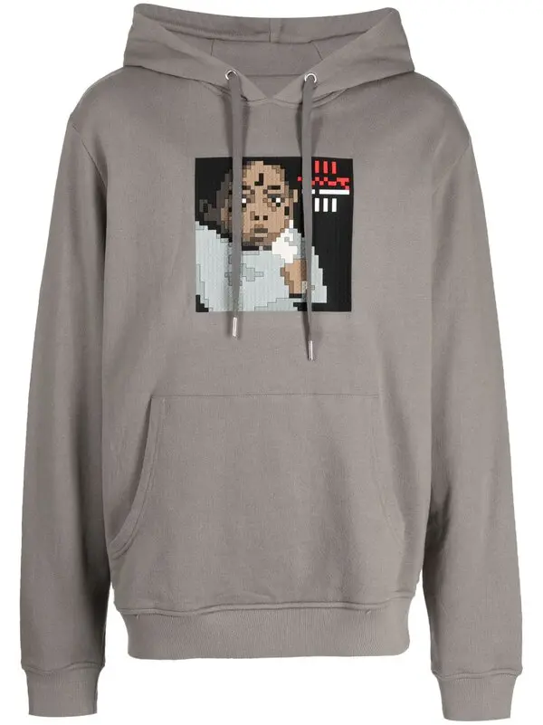 MOSTLY HEARD RARELY SEEN Graphic-print Cotton Hoodie