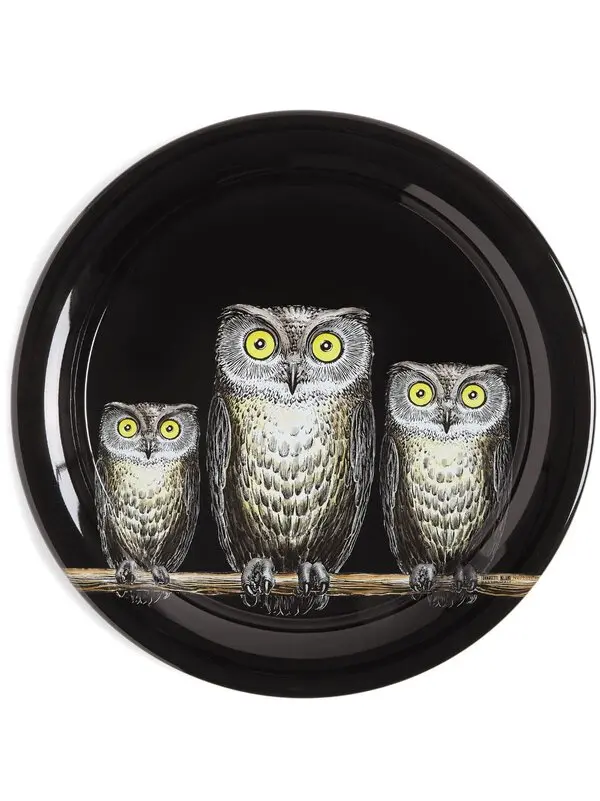 FORNASETTI Civette Hand-decorated Tray
