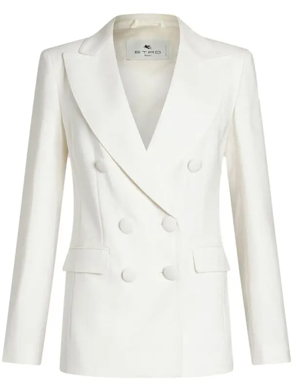 Etro Peak-lapels Double-breasted Blazer