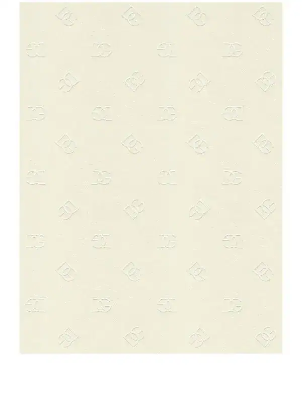 Dolce & Gabbana Monogram-Print Wallpaper - White | Editorialist