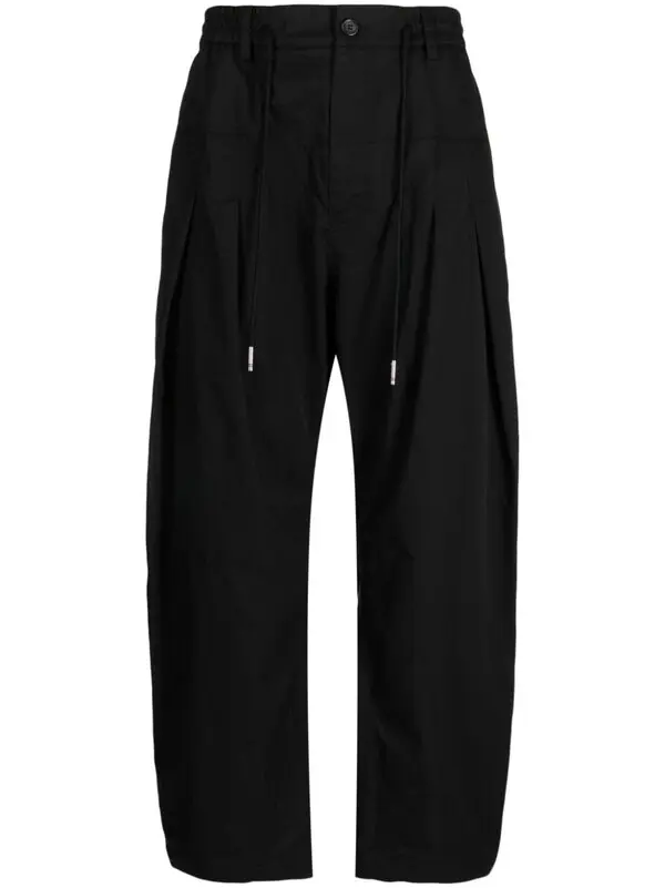 SONGZIO Pleat-detailing Drawstring Trousers