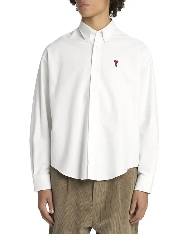 Ami De Coeur Boxy Fit Button Down Shirt