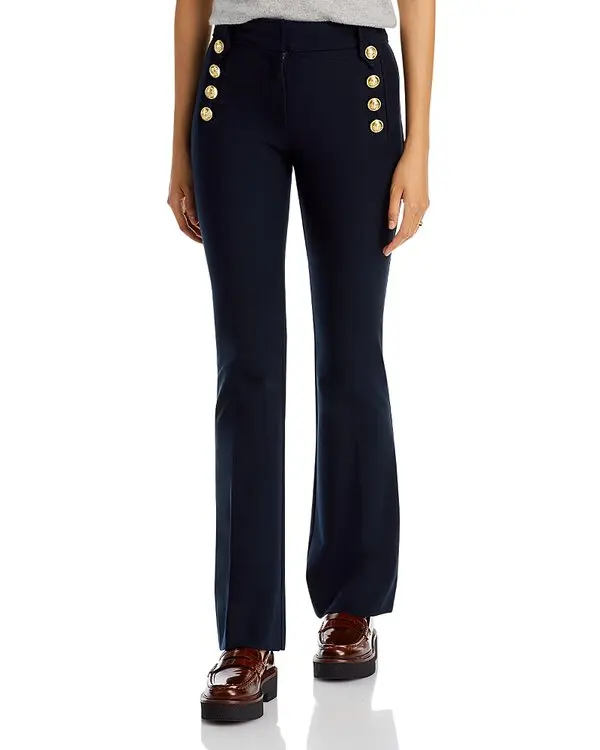 Derek Lam 10 Crosby Robertson Flare Hem Pants - Midnight