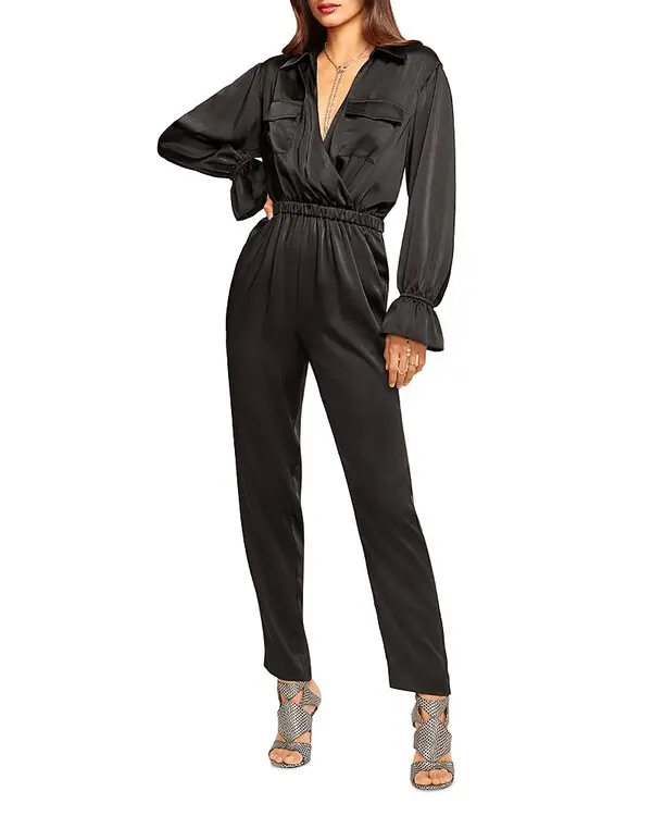 Ramy Brook Josephine Jumpsuit In Black 76% Off Editorialist