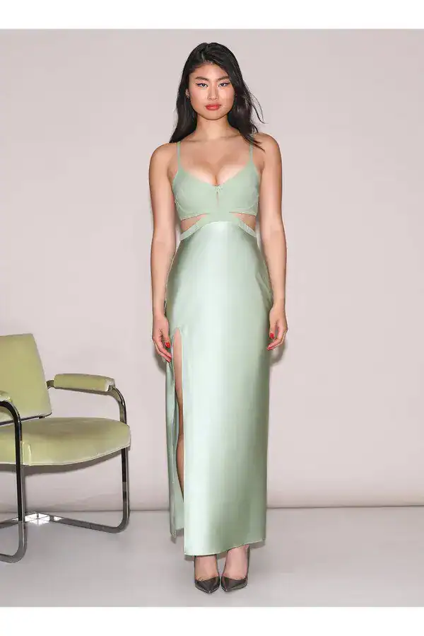 Buy FLEUR DU MAL Lola Dress - Yellow At 70% Off | Editorialist