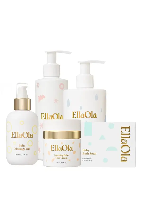 ELLAOLA The Baby's 5-piece Ultimate Spa Premium Set - White | Editorialist