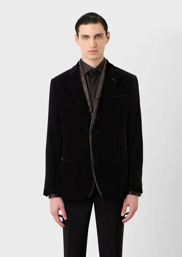 Giorgio Armani Soho Line Single-Breasted Tuxedo Jacket In Eco