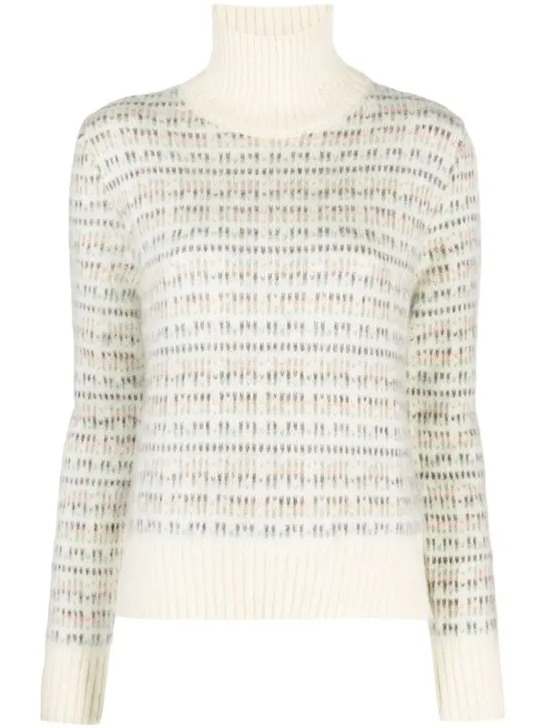 ALYSI Patterned Intarsia-knit Jumper