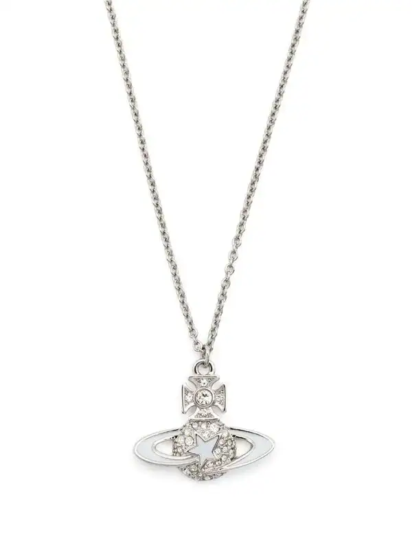 Vivienne Westwood Darlene Pendant Necklace - Silver | Editorialist