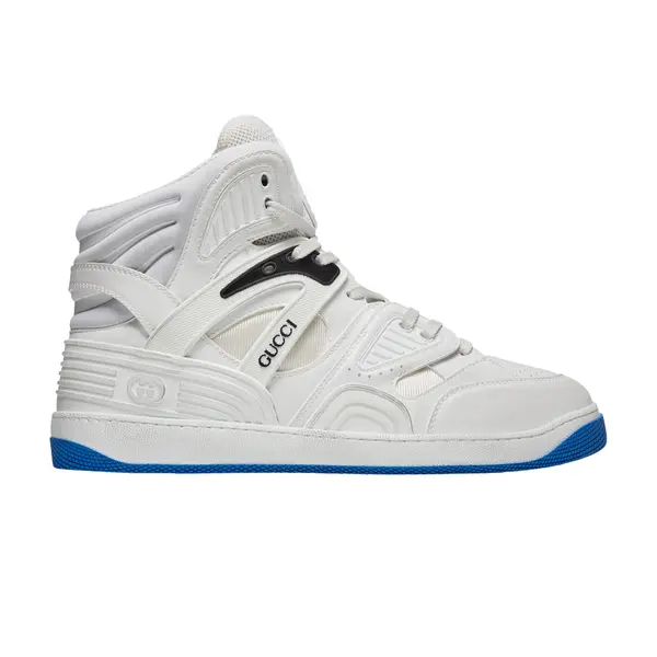 Gucci Basket High-top Sneakers - White