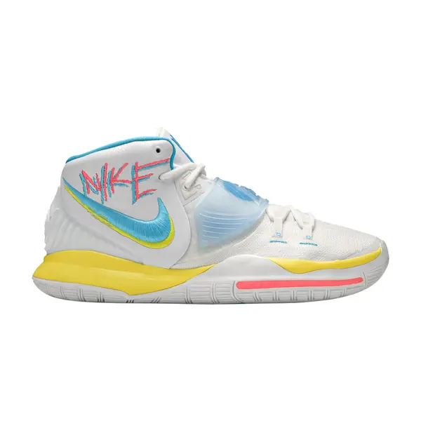 kyrie irving 6 neon graffiti