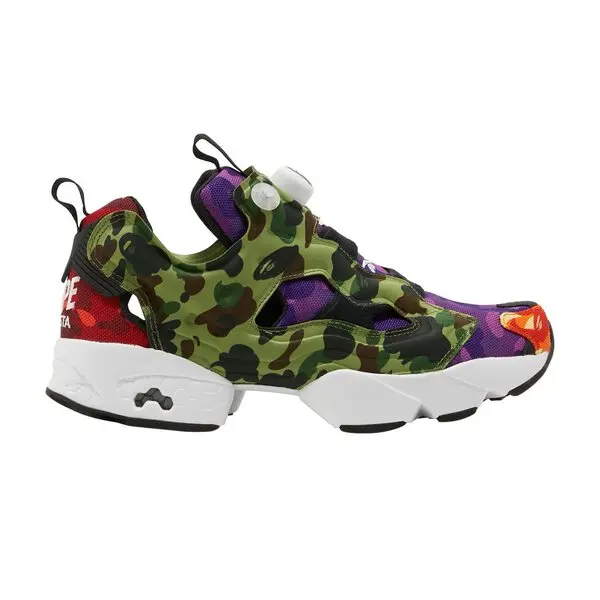 REEBOK X Bape Instapump Fury Og Sneakers - Multicolor