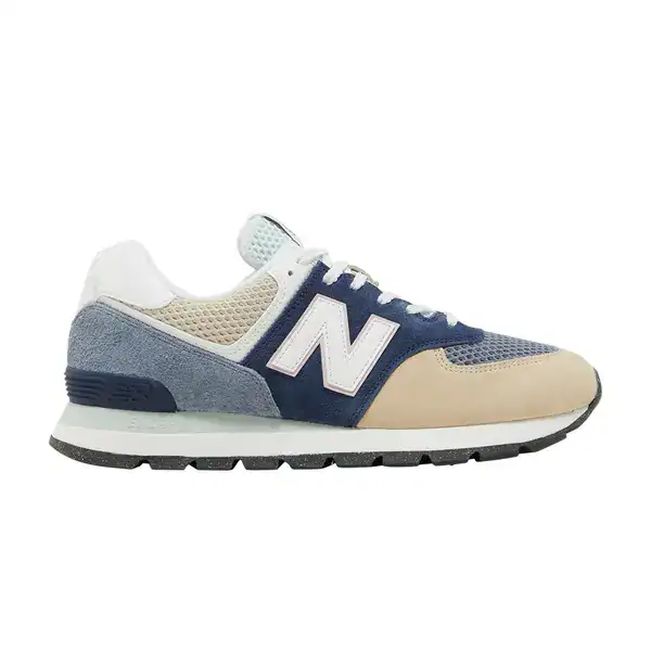 NEW BALANCE 574 Rugged ' Beige - Blue | Editorialist