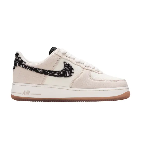 Nike Air Force 1 '07 Lv8 'paisley Swoosh' Sneakers - Tan