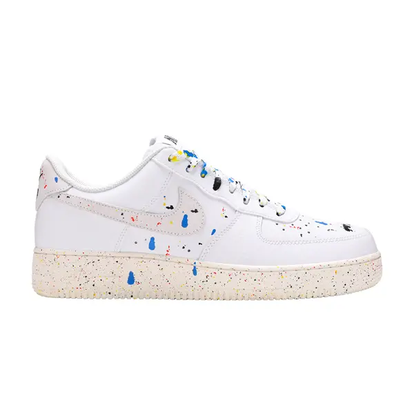 Nike Air Force 1 '07 Lv8 'paint Splatter' Sneakers - White
