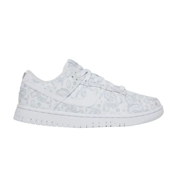 Nike Dunk Low Paisley Sneakers - White