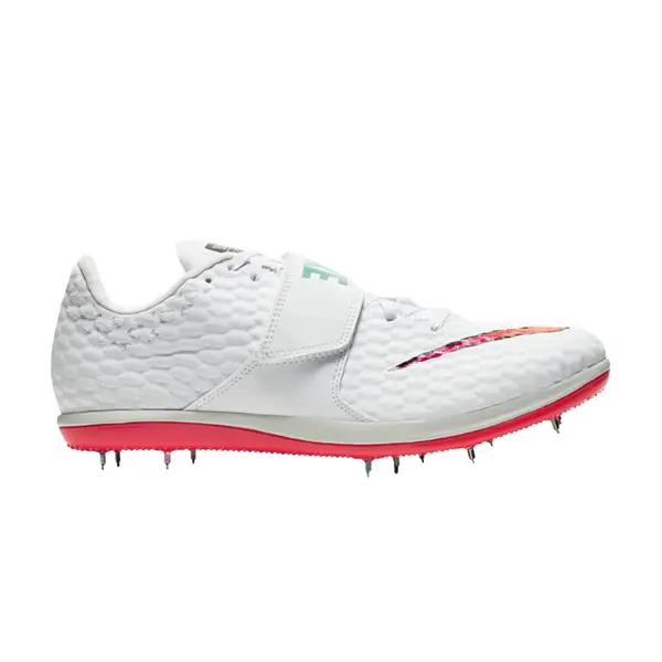 Nike High Jump Elite Athletic Sneakers - White