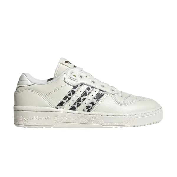 Adidas Rivalry Low Animal Print Sneakers - White