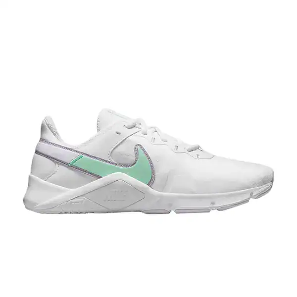 Nike Wmns Legend Essential 2 ' Green Glow - White | Editorialist
