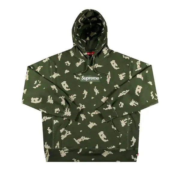 Supreme Box Logo Hooded Sweatshirt - Green | Editorialist