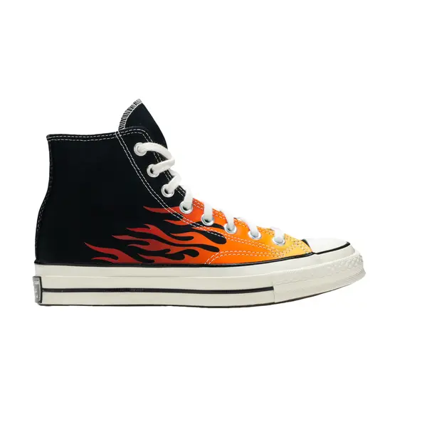 CONVERSE Chuck 70 Hi 'flames - Black | Editorialist