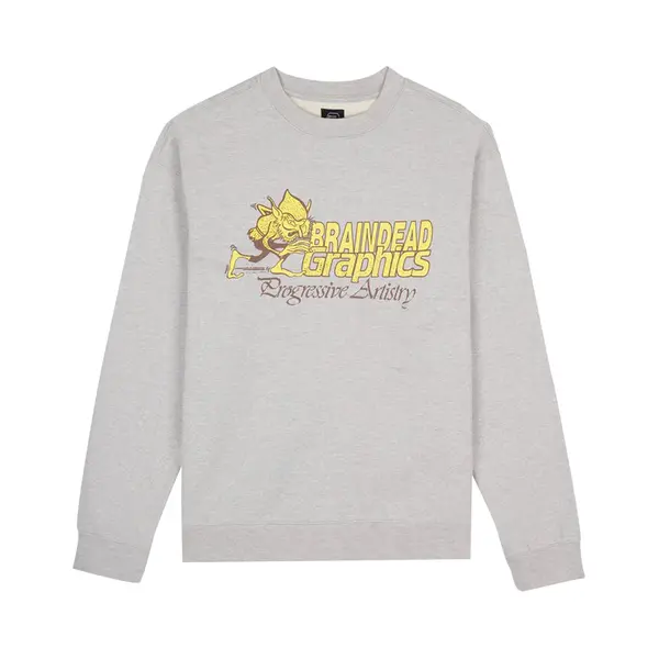 BRAIN DEAD Progressive Artistry Crewneck Sweatshirt