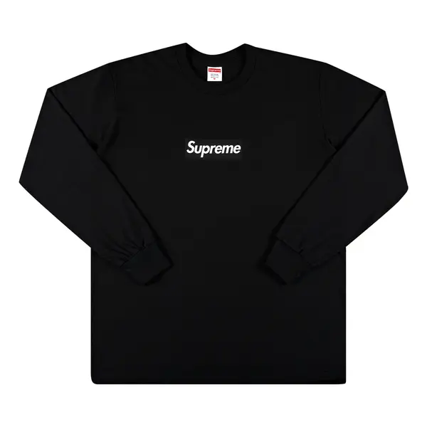 Supreme Box Logo Long-sleeve Tee - Black