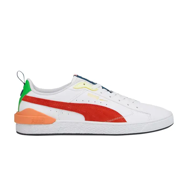 PUMA Suede Bloc Cherry Tomato - White