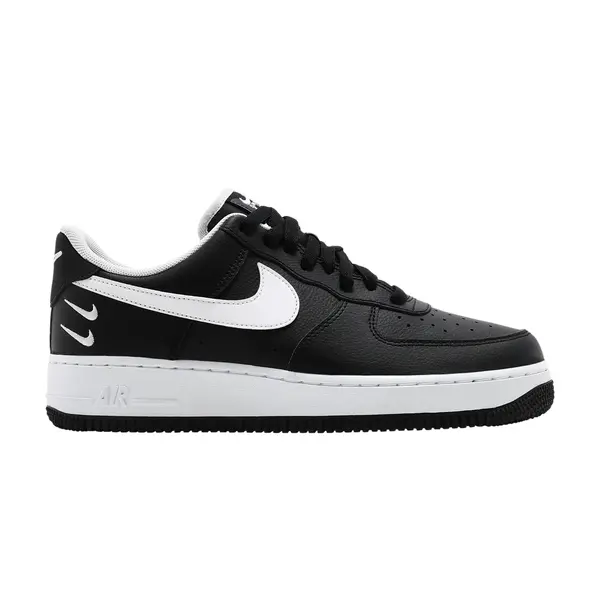 Nike Air Force 1 '07 Lv8 'double Swoosh' Sneakers - Black