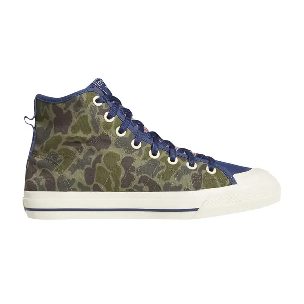 Adidas Nizza High Rf 'camo' Sneakers - Green
