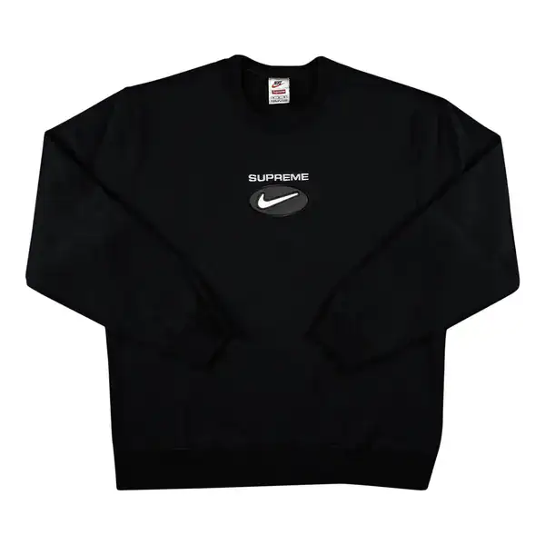 Supreme×Nike Jewel Crewneck Black M 2/2 Supreme X Nike Jewel Crewneck - Black | Editorialist